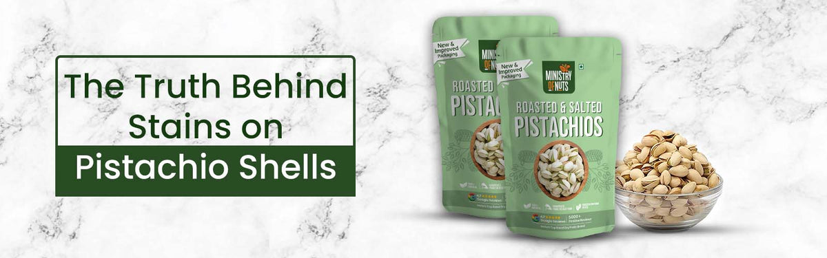 The Truth Behind Stains on Pistachio Shells – Ministry-Of-Nuts